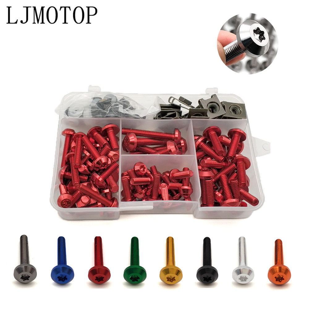 Motorcycle Fairing Bolt Nuts Kit Body Fastener Screws For Honda ...