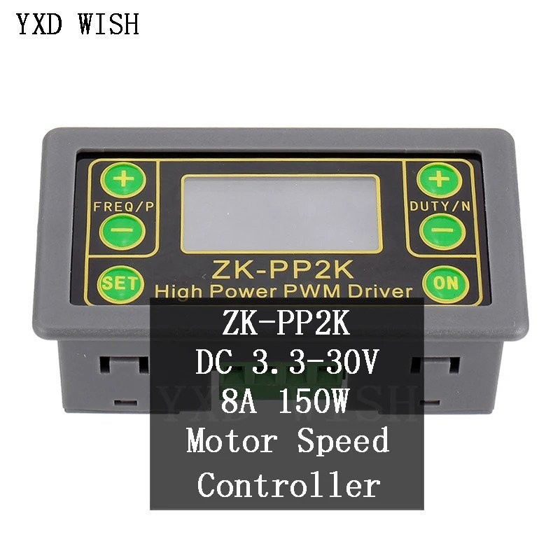 ZK-PP2K Dual Mode Signal Generator PP2K PWM Motor Speed Controller Regulator 8A 150W Frequency ...