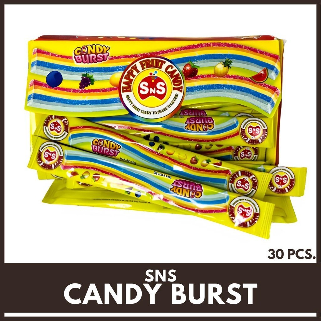 Candy Burst 30 Pieces Happy Fruit Candy Belts With Sweetness And ...