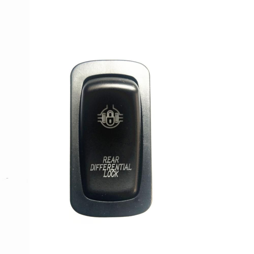 ♝12V-24V Waterproof Toggle LED 5Pin On/Off Rocker Switch Rear Diff Lock ...