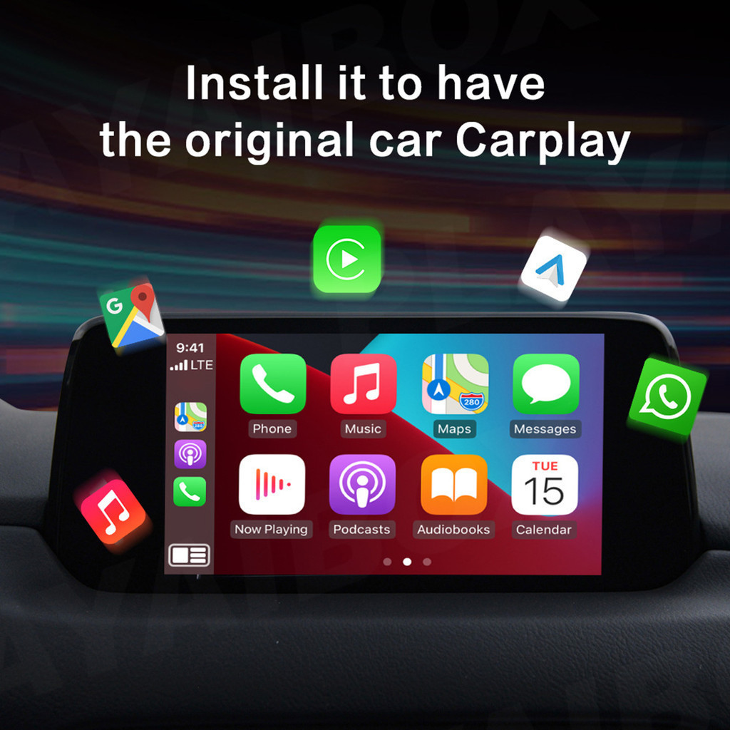 ۩Apple CarPlay Android Auto, USB Adapter Hub, for Retrofit OEM Mazda ...