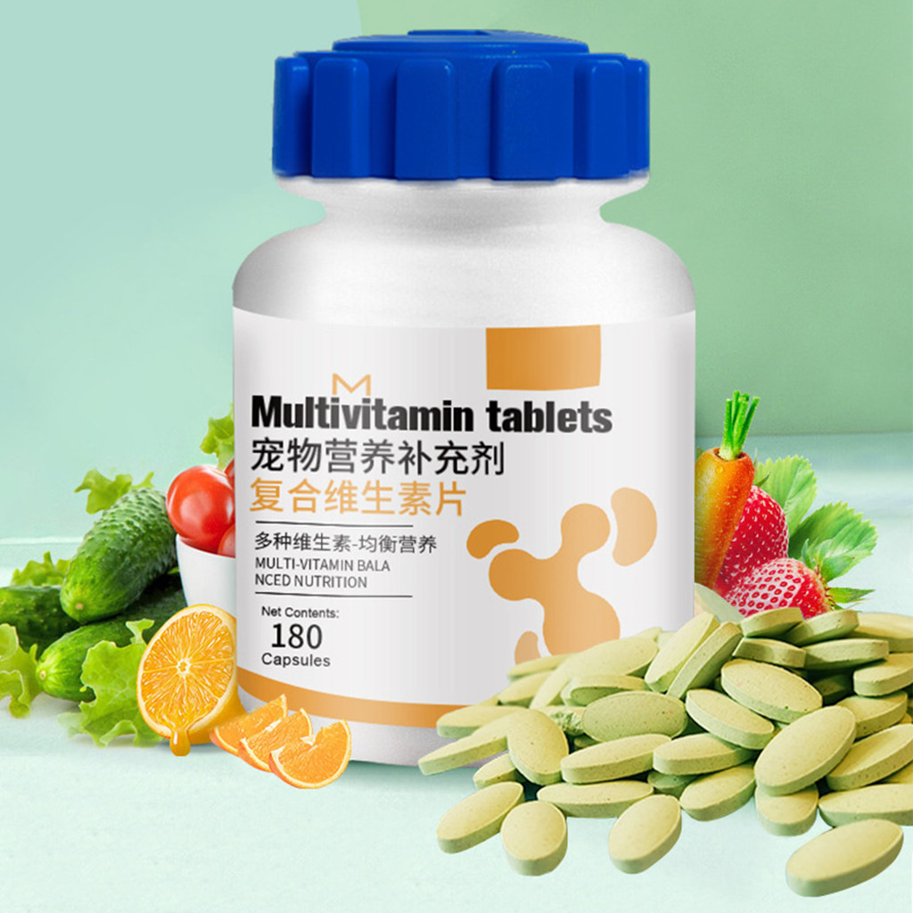 ☽Pets Multivitamin Chewable Dog Vitamins with VB VA VD VE Dog Health ...