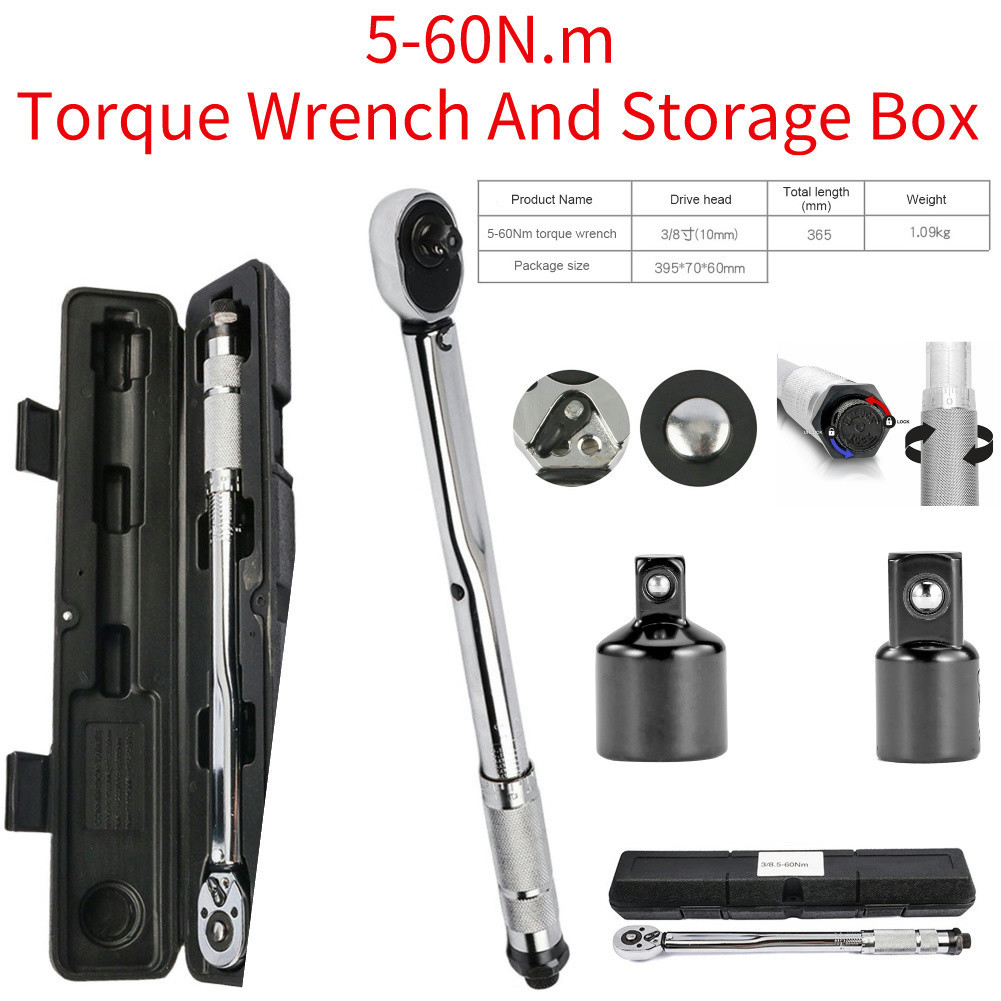 유5-60N.m Micrometer Car Motorbike Disassembly Torque Wrench ...