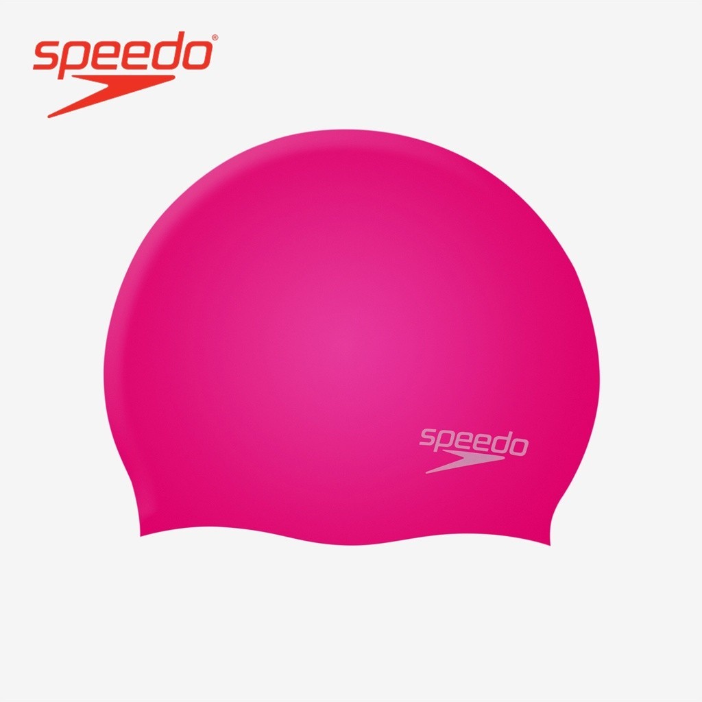 Speedo Kids Boys & Girl's Swim Caps - Plain Moulded Silicone Junior ...