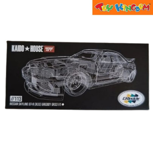 Mini GT No.113 Kaido House Nissan Skyline GT-R (R33) Greddy GR33 V1 Die-cast | Shopee Philippines