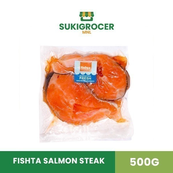 Fishta Salmon Steak 500g | Shopee Philippines