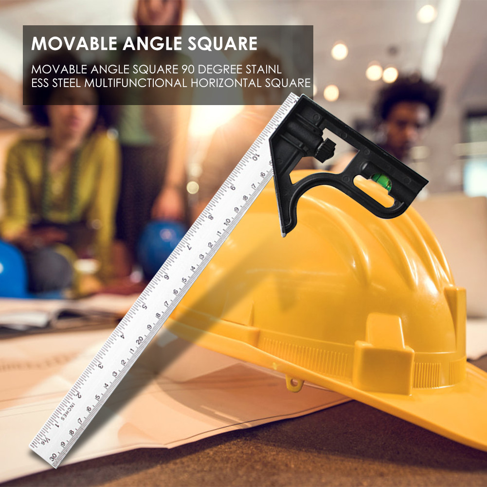 Multi-function Angle Ruler Protractor Combination Square Stainless ...