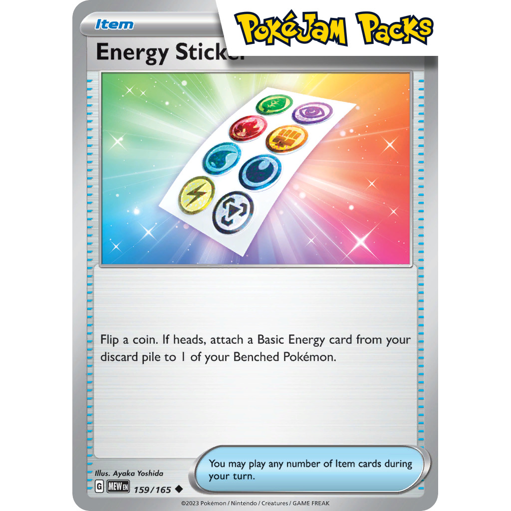 Energy Sticker - 159/165 - Uncommon - Scarlet & Violet 151 - Pokémon TCG | Shopee Philippines
