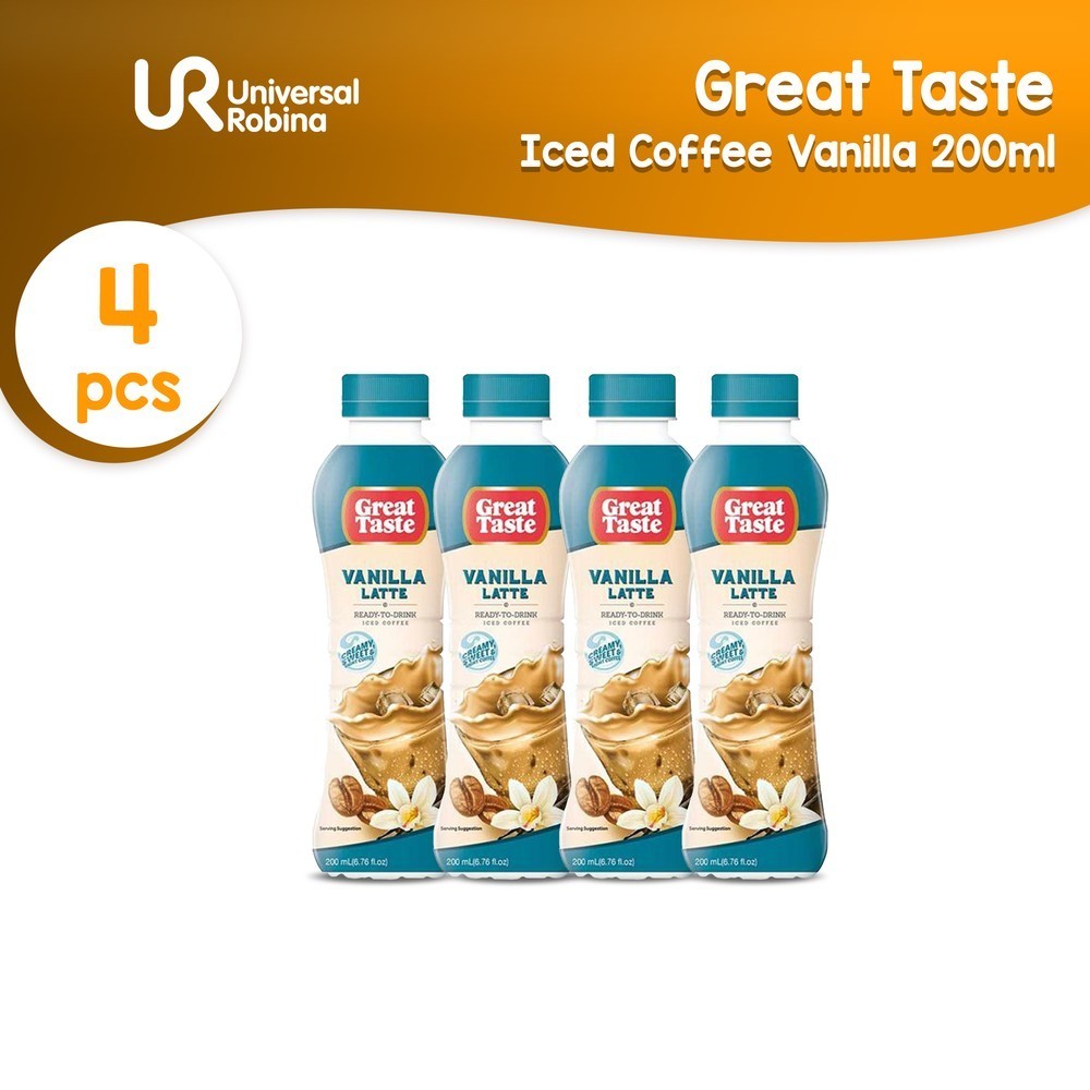 Great Taste Iced Coffee Vanilla Latte 3+1 | Shopee Philippines