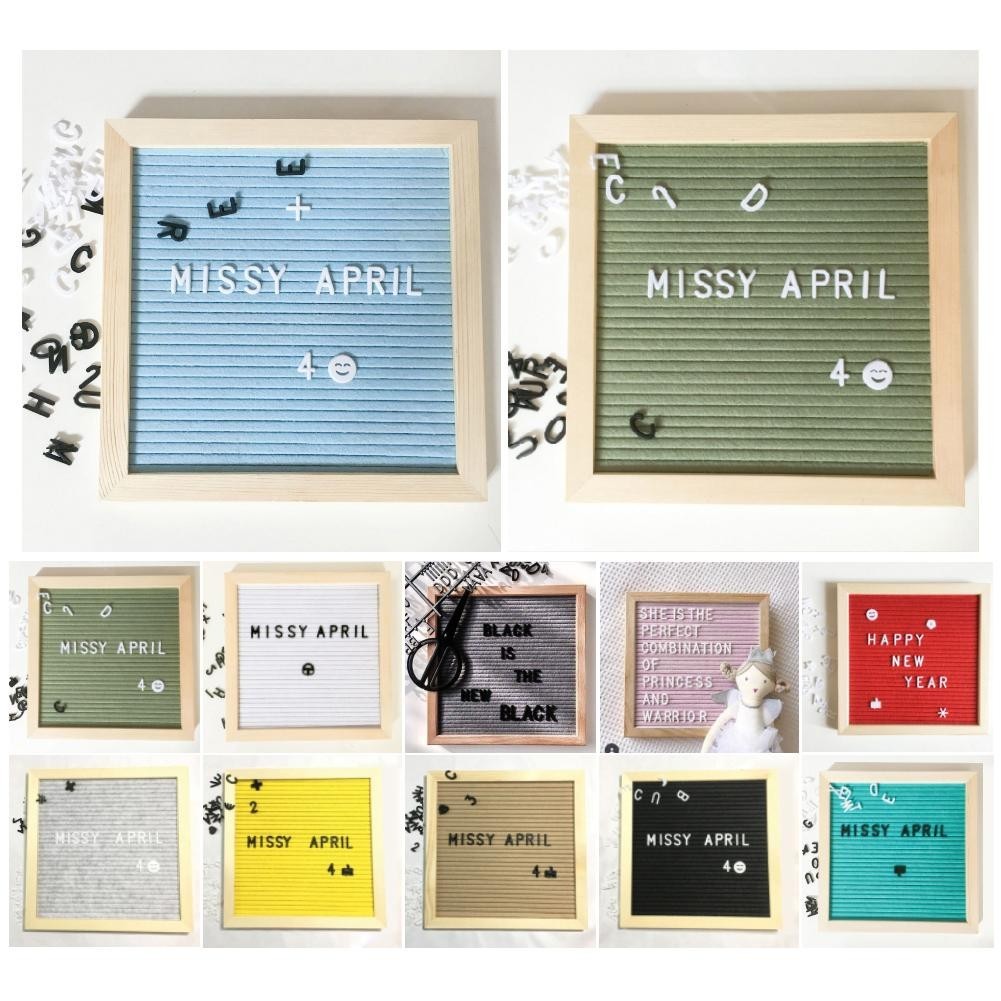 Beautiful Felt Letter Board Symbols Numbers Characters Message Boards ...