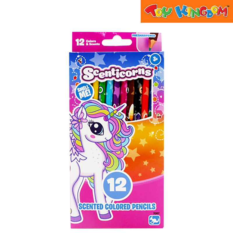 Kangaru Scenticorns Presharpened 12CT Scented Colored Pencils | Shopee ...