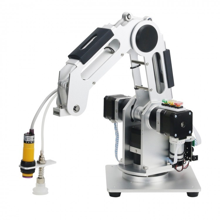 Black/Silver Load 500g 3-Axis Mechanical Arm 3DOF Industrial Robotic ...