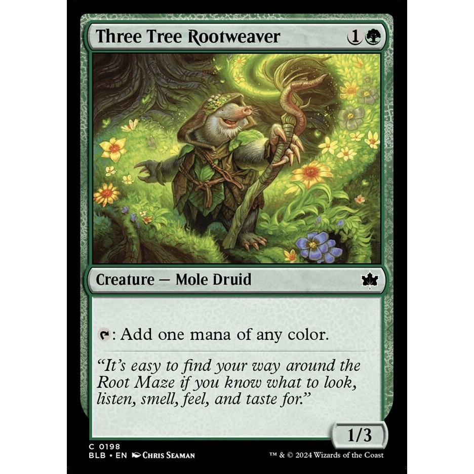 Three Tree Rootweaver Bloomburrow BLB MTG Magic the Gathering | Shopee ...
