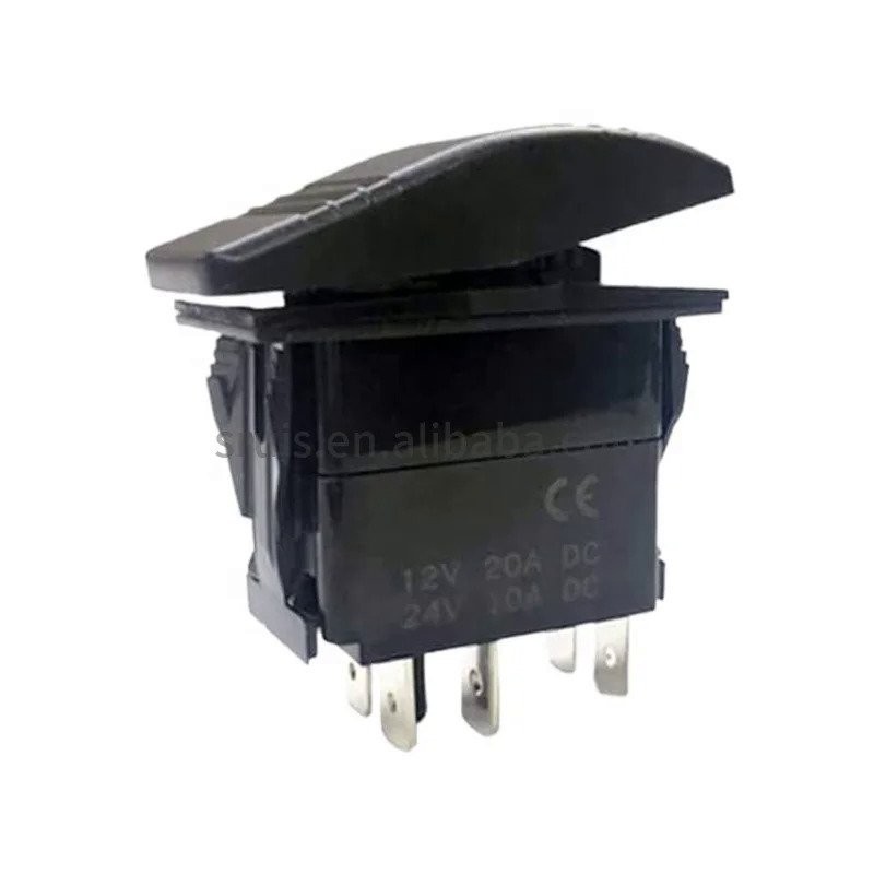 Customized Double Lampe Switch Marine Rocker Car Boat Rocker Switch ON ...