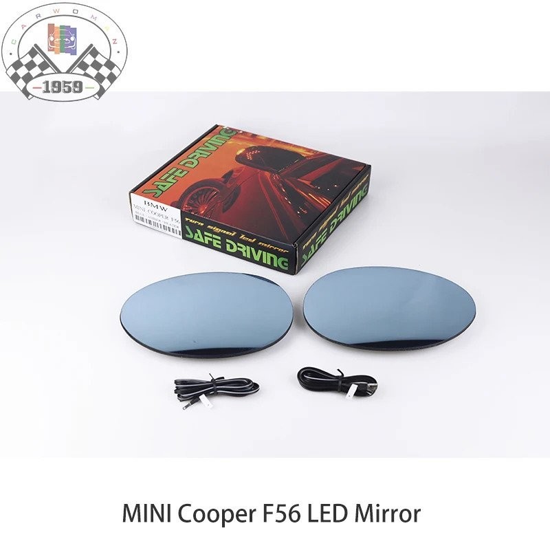 Brand New Glass Material LED Turning Light Blue Color Auto Dim Side ...