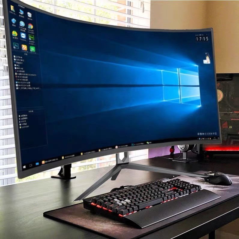 ☽120hz 200hz 2K 4K gaming curved monitor 32 inch 144hz gaming monitor ...