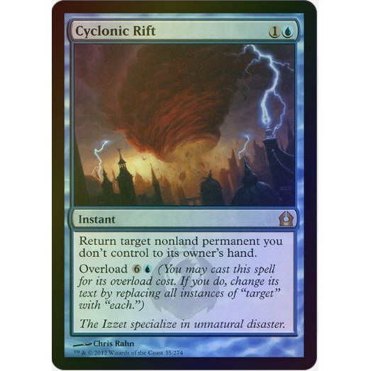 MTG Proxy Card - Cyclonic Rift (Foil) | Return to Ravnica (RTR ...