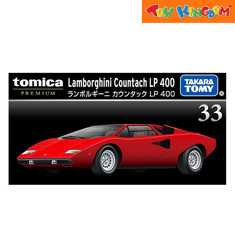 Tomica Premium No.33 Lamborghini Countach LP 400 Red Die-cast | Shopee ...
