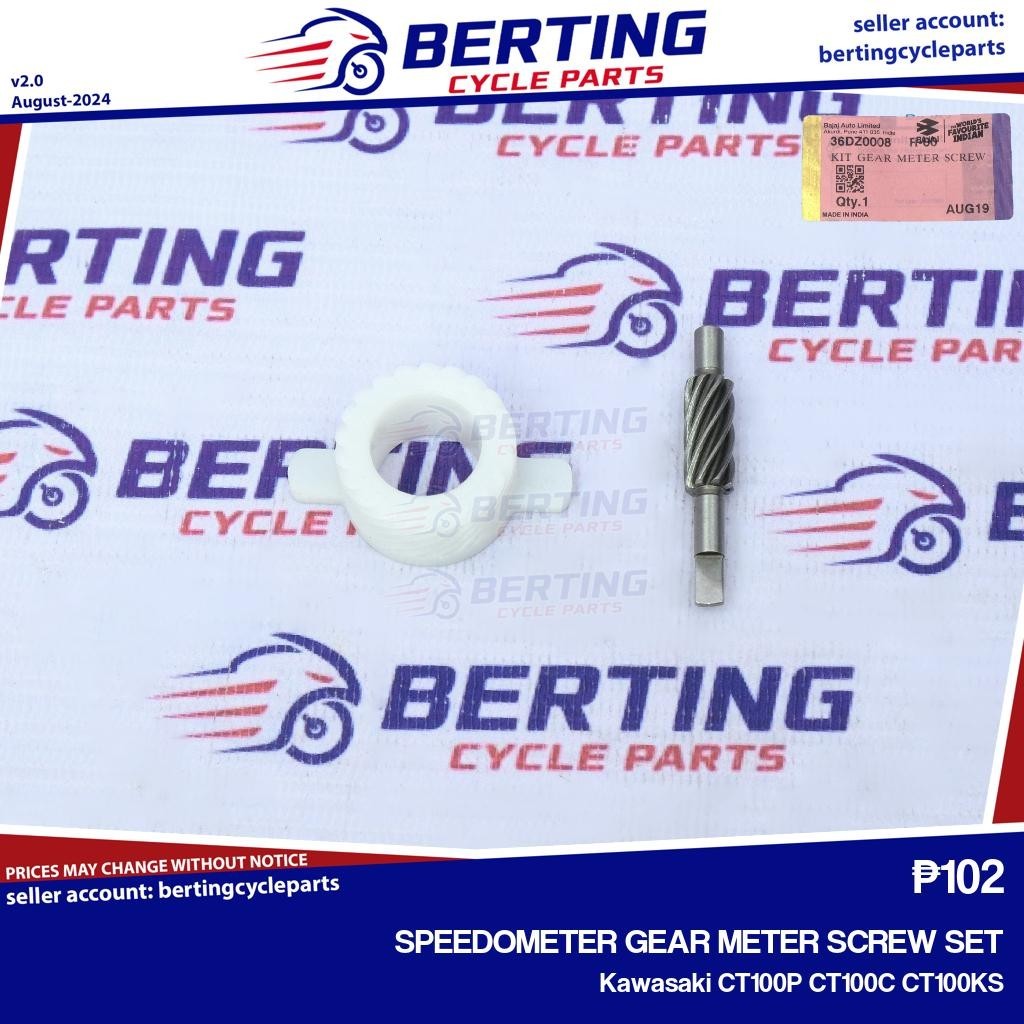 SPEEDOMETER GEAR METER SCREW SET Kawasaki CT100P CT100C CT100KS Genuine ...