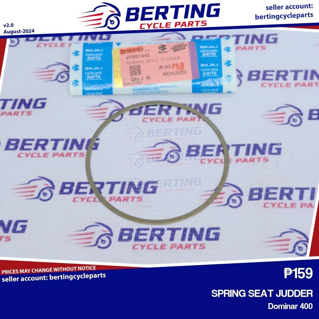 SPRING SEAT JUDDER Dominar 400 Genuine JY551442 | Shopee Philippines