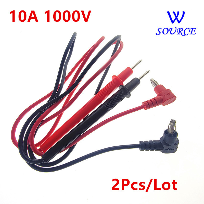 Digital Multimeter Clip Leads Voltmeter Probe Test Cable Wire Pen ...