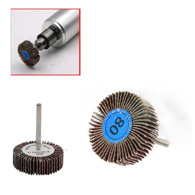 ☊1pc Sandpaper Flat Disc Flap Wheel 80 Grit Grinding Sanding Sandpaper ...