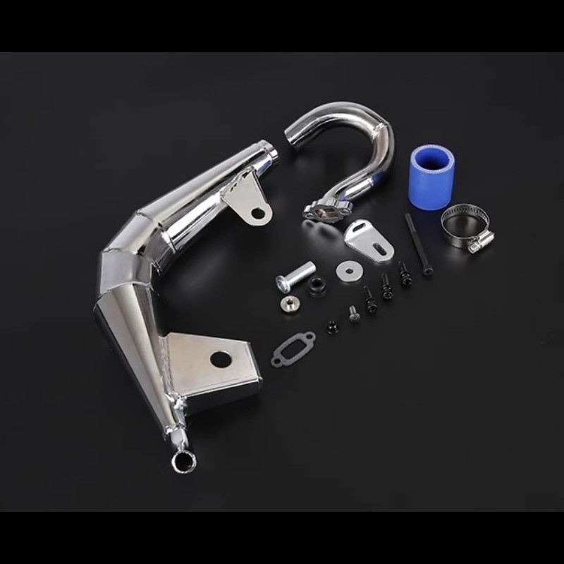 ★Dominator Power Riser Side Exhaust Pipe Resonance Tube Kit for 1/5 ...