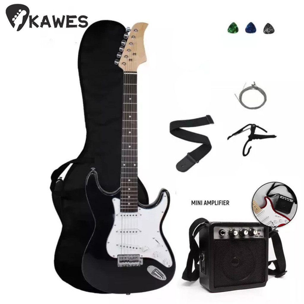 KAWES Electric Guitar 39 inch ST Electric Guitar Telecaster Electric ...