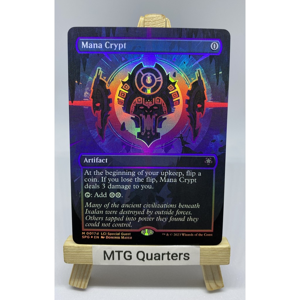 MTG Proxy Card - Mana Crypt #17d (Borderless Foil) | Special Guests ...