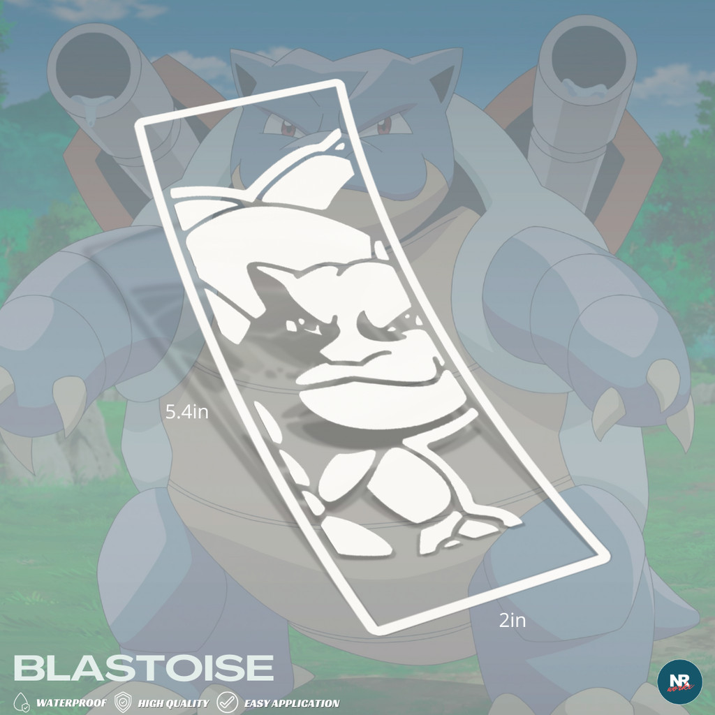 Blastoise Pokemon Vinyl Decal Anime Sticker | Shopee Philippines