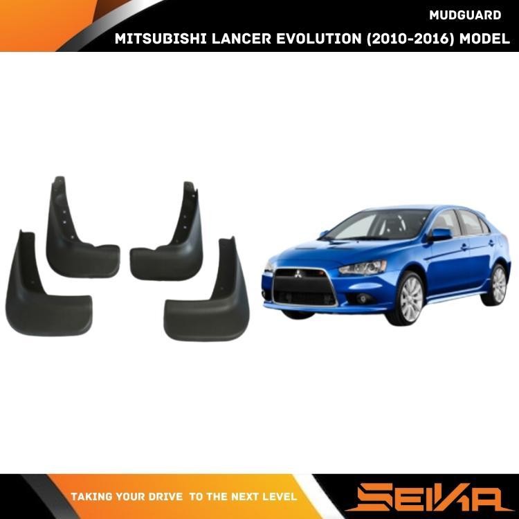 Mitsubishi Lancer Evolution (2010-2016) Model Mudguard / Splash Guard ...