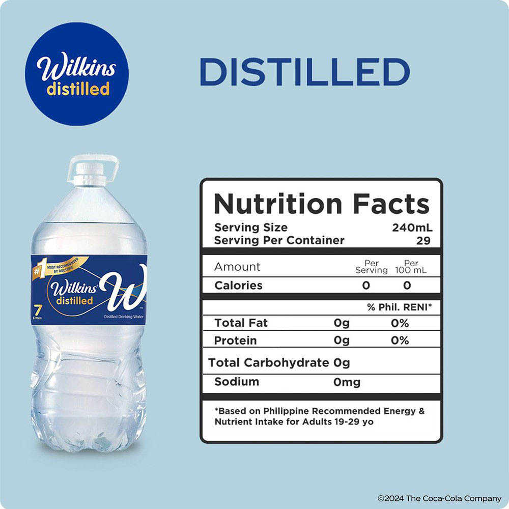 Wilkins Distilled Water 7L - Pack of 4 | Shopee Philippines