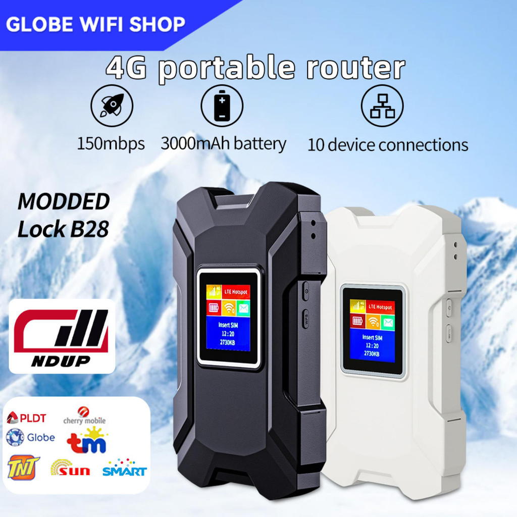 Pocket WiFi 4G LTE Hotspot Router 150Mbps Modem Wifi 3000mAh Support ...