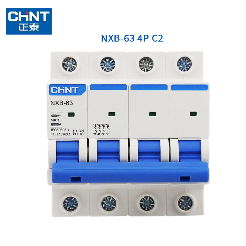 Chint NXB-63 4P C2 Circuit Breaker 2A 4P Industrial Miniature Circuit ...