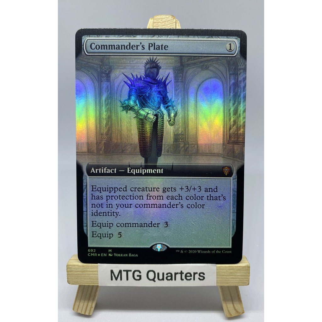 MTG Proxy Card - Commander's Plate (Extended Art Foil) | Commander ...