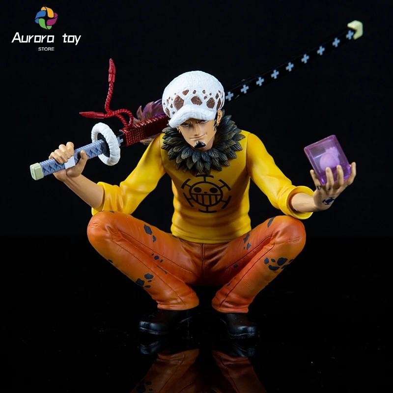 13.5cm One Piece Anime Figurine Trafalgar D Water Law Action Figure ...