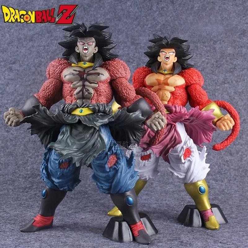 New 32cm Super Dragon Ball Heroes Figure Broly Ssj4 Broly Dark Pvc ...