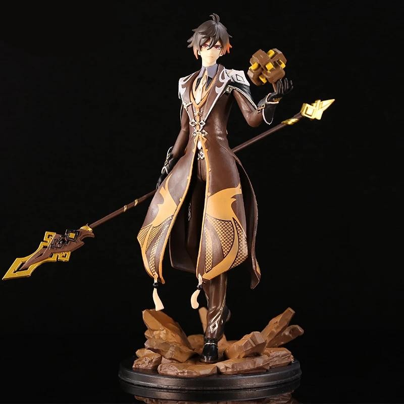 Genshin Impact Zhongli Figures Zhongli Anime Figures 26cm Pvc Action ...