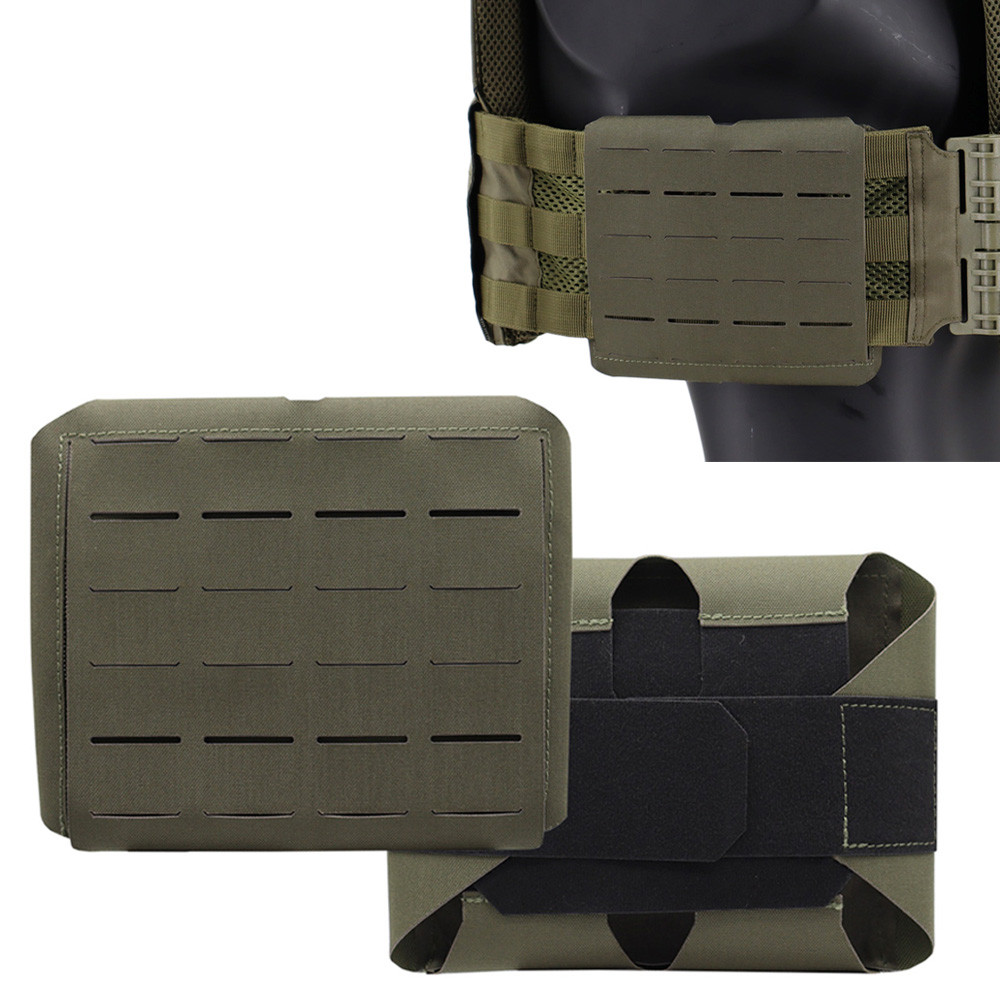 웃Tactical Vest Side Plate Pouch Laser Cutting Adjustable Side Panel Bag ...