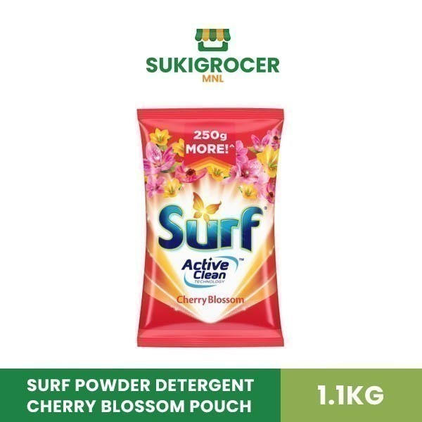Surf Powder Detergent Cherry Blossom Pouch 1.1kg | Shopee Philippines