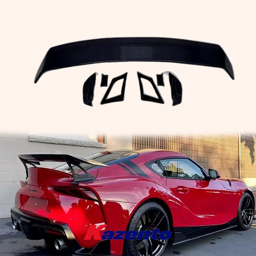 ☁For TOYOTA Supra A90 2019-2022 Carbon TSE Style High GT Rear Spoiler ...