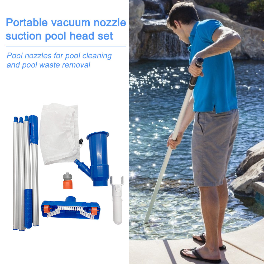 ★Spa Pond Vacuum Cleaner Portable Pond Fountain Vacuum Cleaner with 4 ...