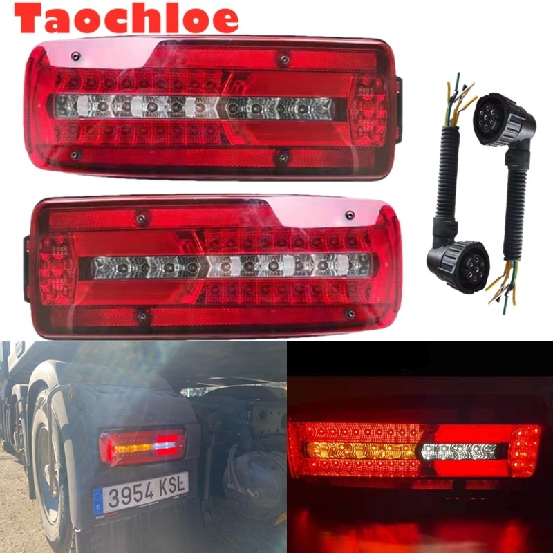 ★1Pair LH RH 24V truck led tail lamp for MAN Truck TGA truck TGX truck ...