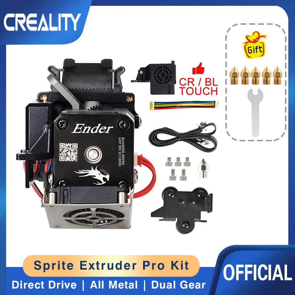 -Creality Sprite Direct Drive Extruder Pro Kit All Metal Dual Gear for ...