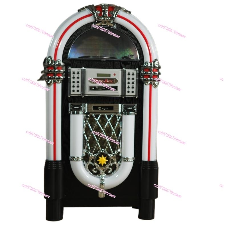 ☃Nostalgic Retro American Jukebox Record Player Phonograph CD Radio All ...