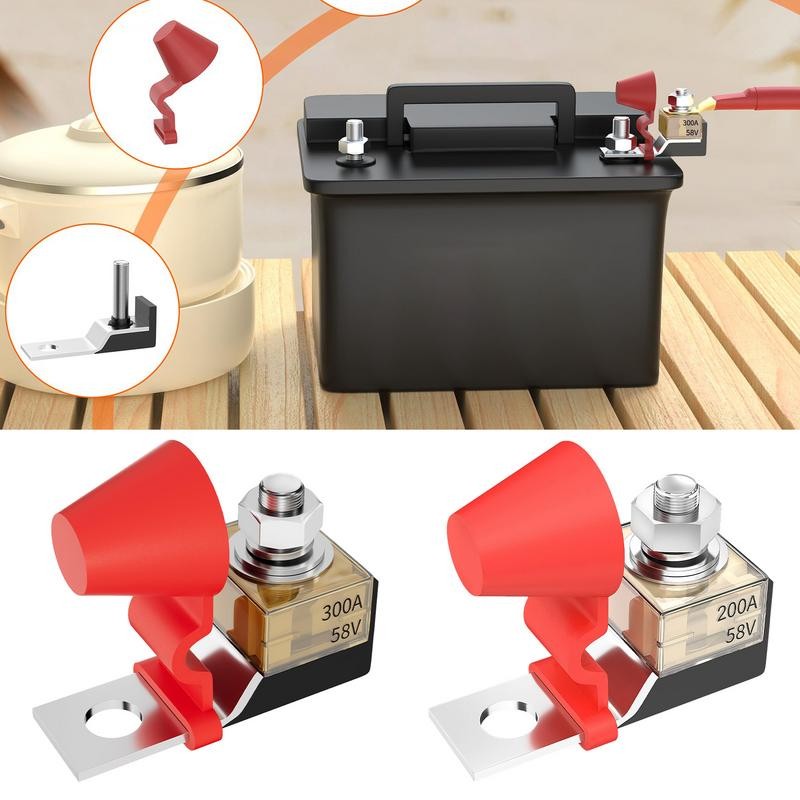 ♥MRBF Terminal Fuse Block 300A 58VDC Battery Terminal Fuse Kit High ...