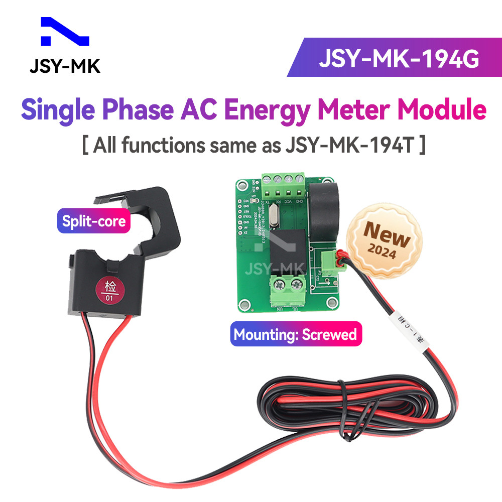 JSY-MK-194G 20mA-50A AC Single Phase Bidirectional Energy Meter Module ... JSY-MK-194G 20mA-50A AC Single Phase Bidirectional Energy Meter Module ...