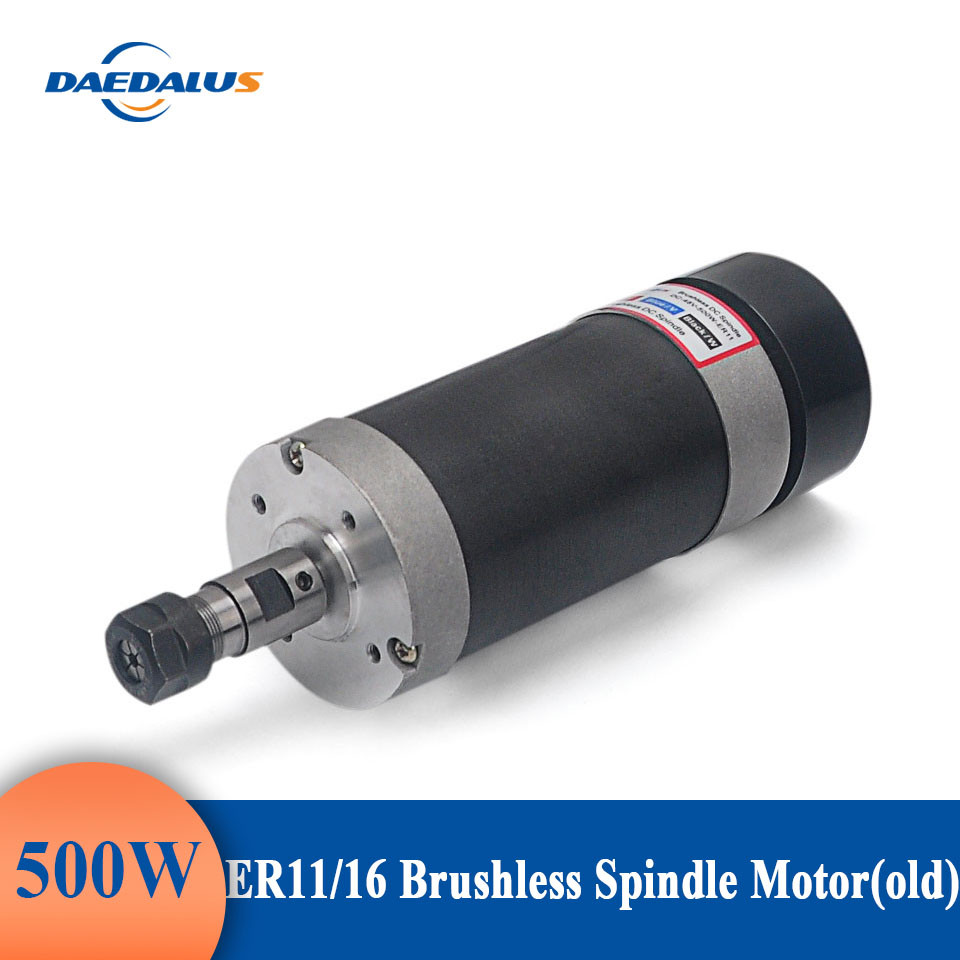 Daedalus CNC 500W Spindle Motor Old Version Chuck ER11/ER16 Collet 48 ...