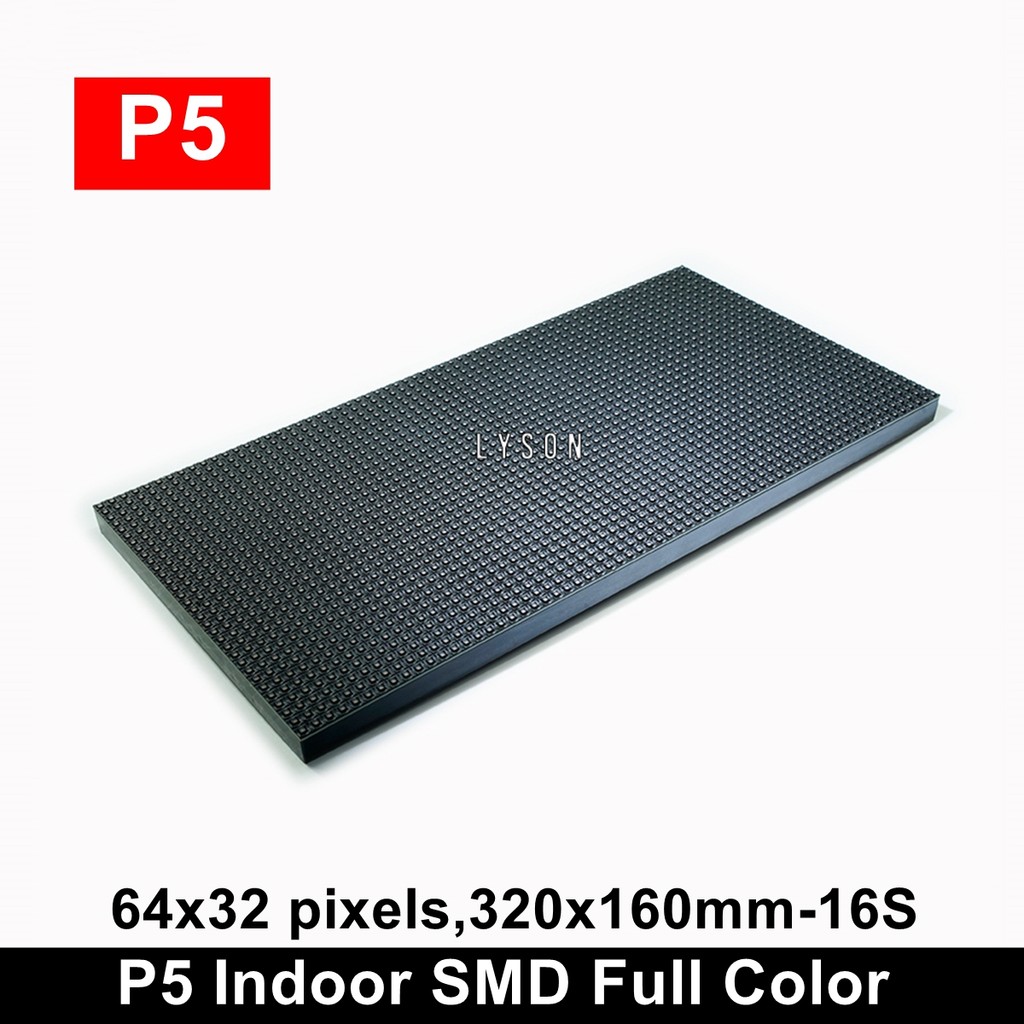 웃High Resolution P5 Indoor 1/16 Scan 320*160mm 64*32 Pixels 3in1 RGB ...