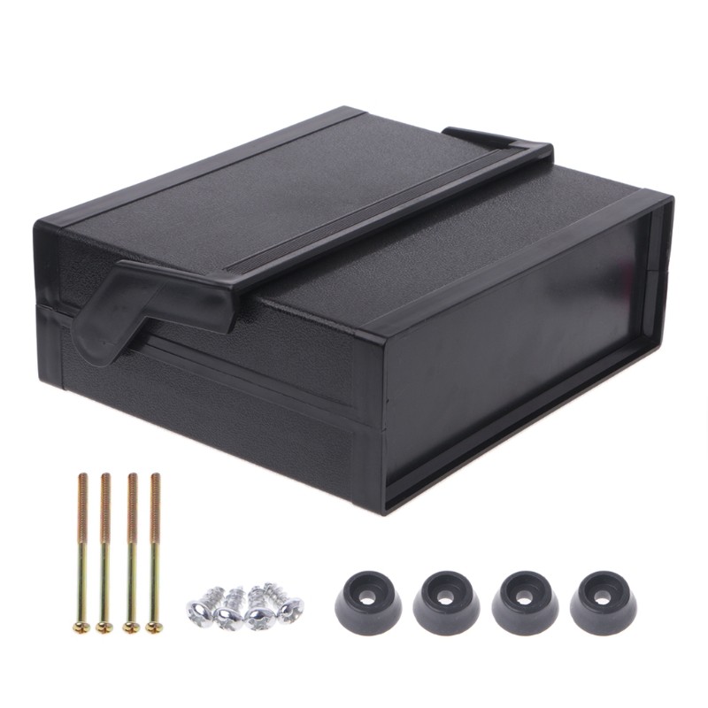 Waterproof Plastic Electronic Enclosure Project Box Black 200x175x70mm ...
